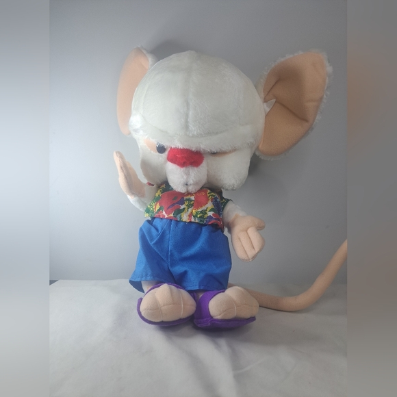 American Eagle Outfitters | Toys | Brain From Pinky And The Brain Plush ...
